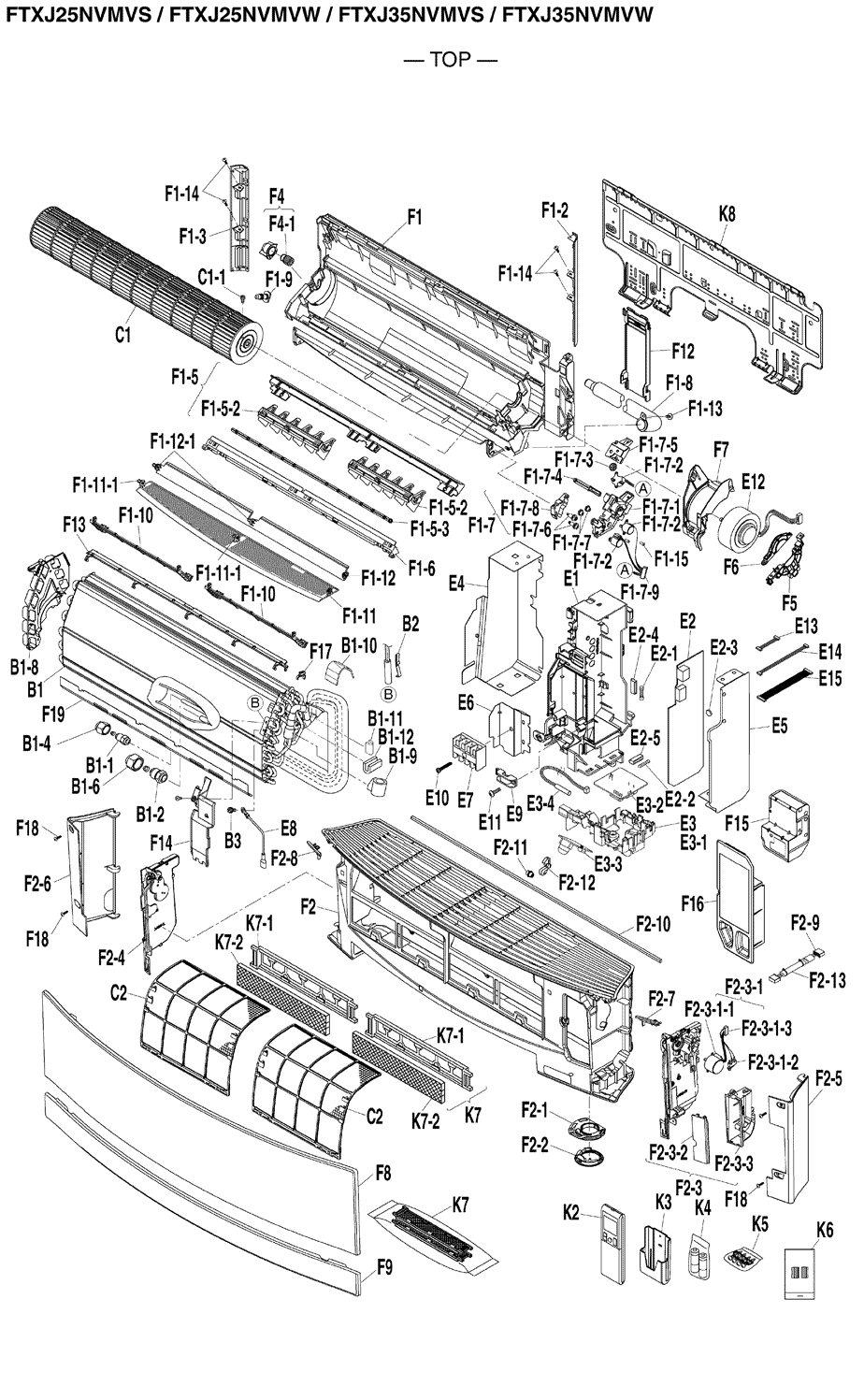 Daikin Air Conditioning Spare Part 5014062 PRINTED CIRCUIT ASSY CONTROL