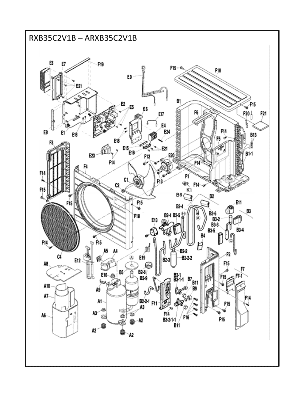 Daikin Air Conditioning Spare Part 5014682 COMPRESSOR