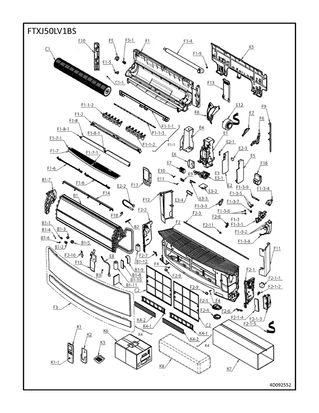 Daikin Air Conditioning Spare Part 5014809 PRINTED CIRCUIT ASSY CONTROL