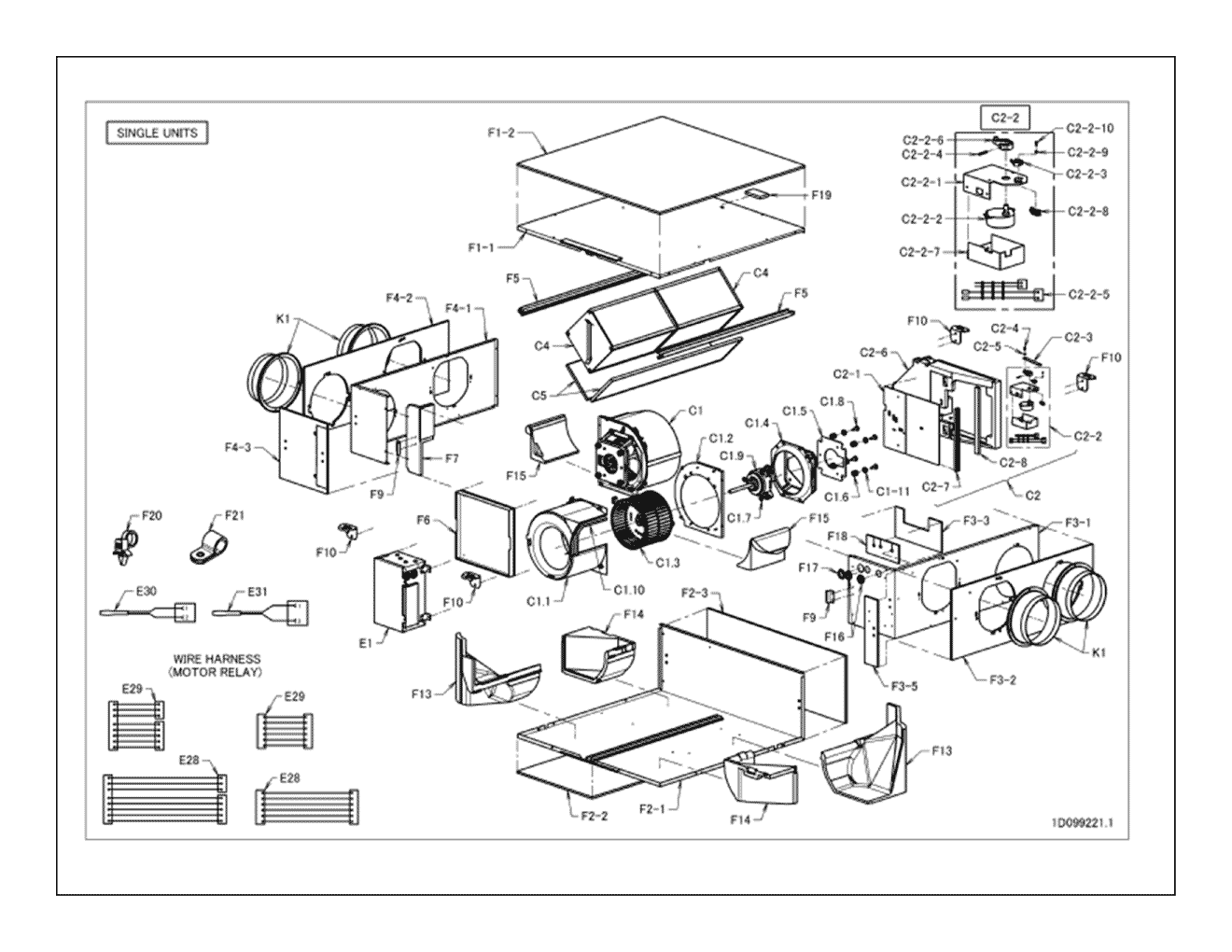 Daikin Air Conditioning Spare Part 5016225 HEAT EXCHANGER ELEMENT VAM