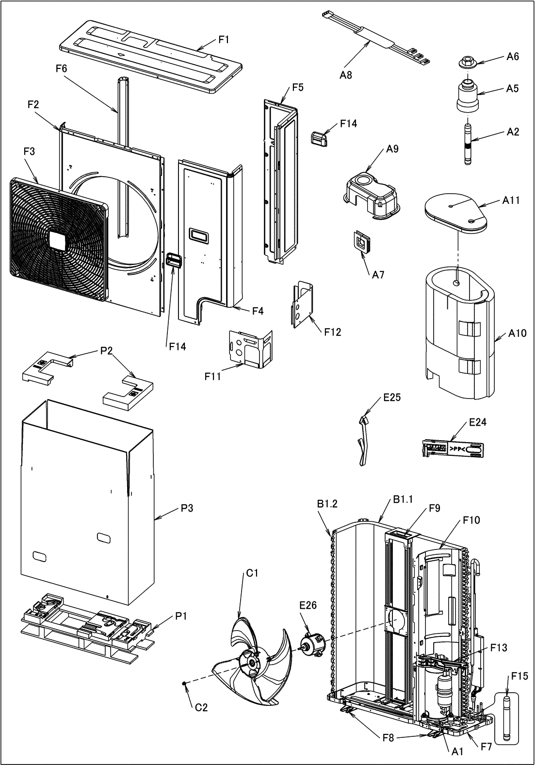 Daikin Air Conditioning Spare Part 5016659 PCB ASSY