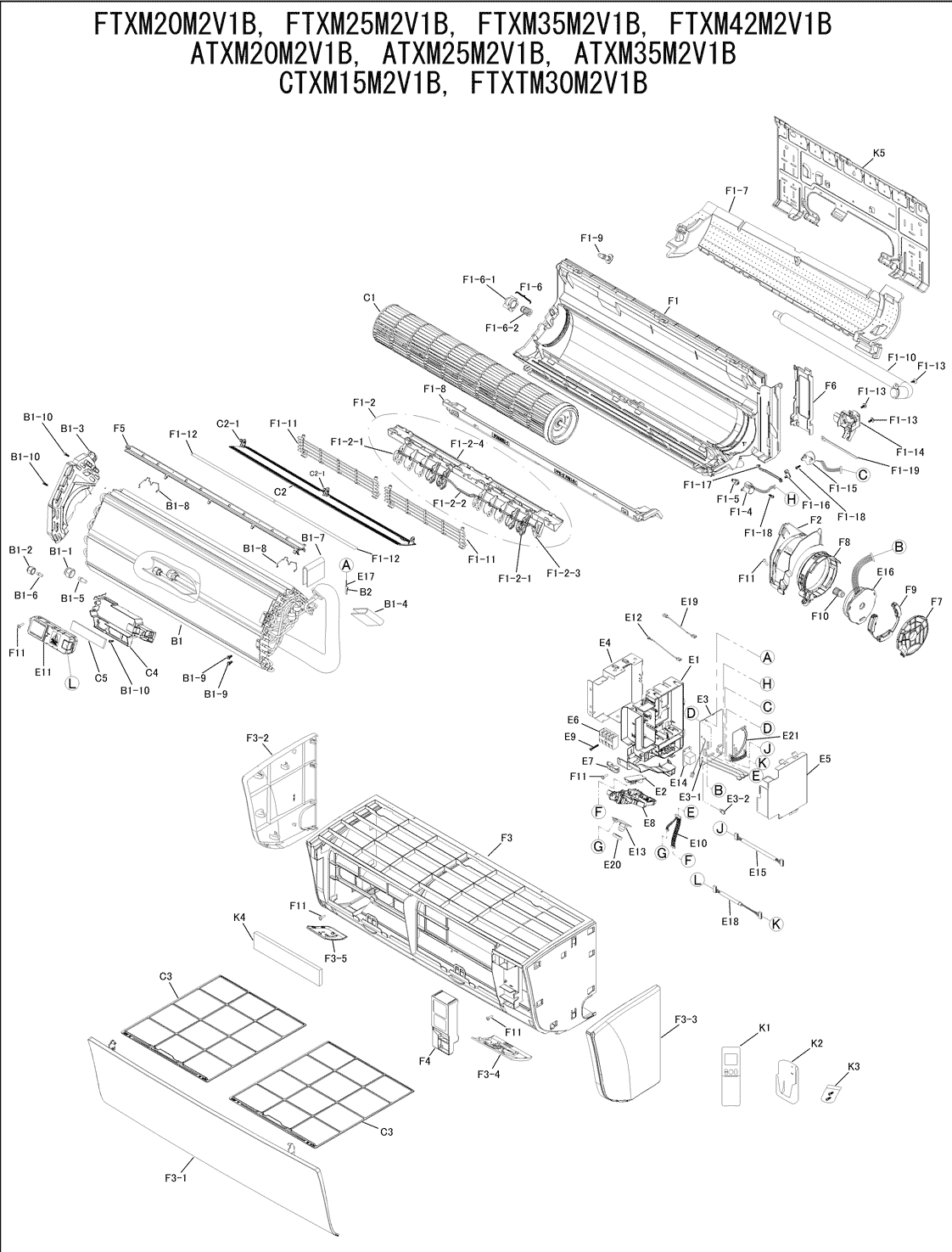Daikin Air Conditioning Spare Part 5016799 PCB ASSY