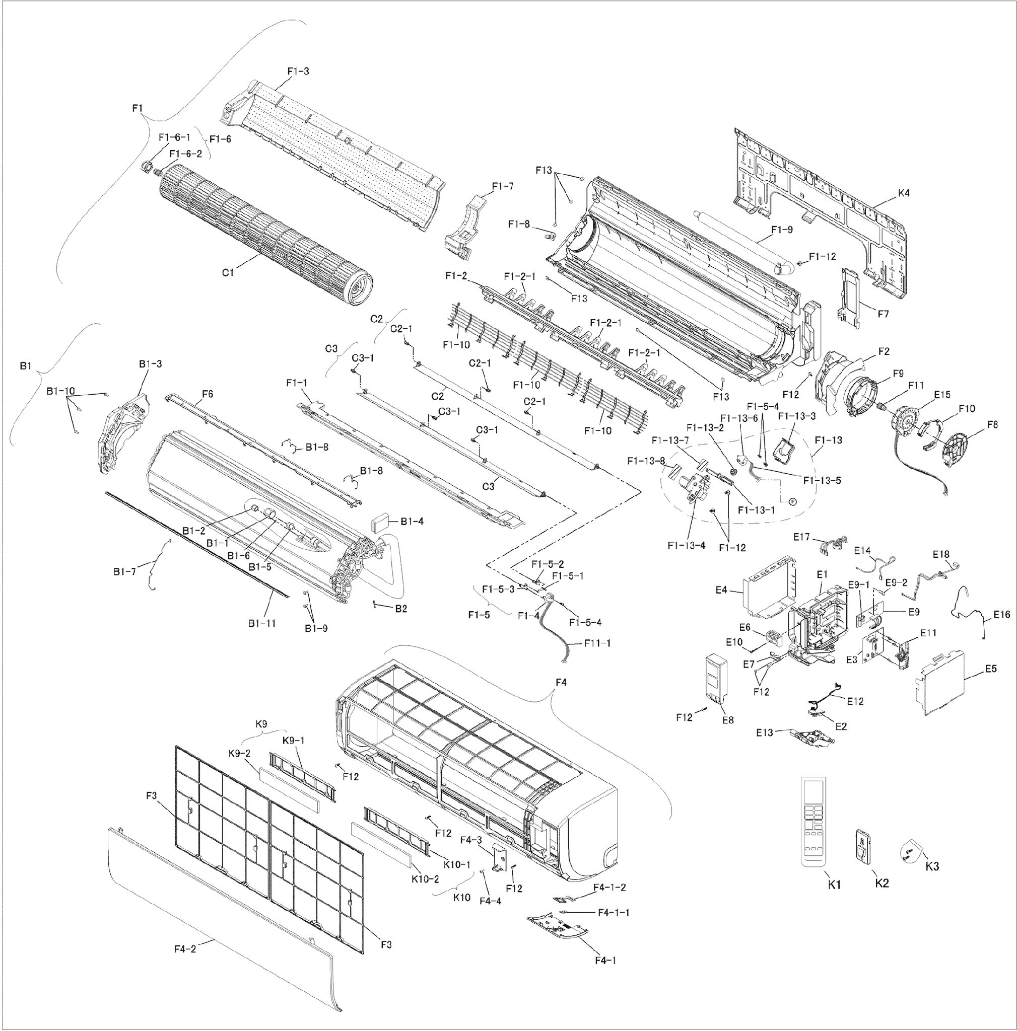 Daikin Air Conditioning Spare Part 5017541 PRINTED CIRCUIT ASSY DISPLAY