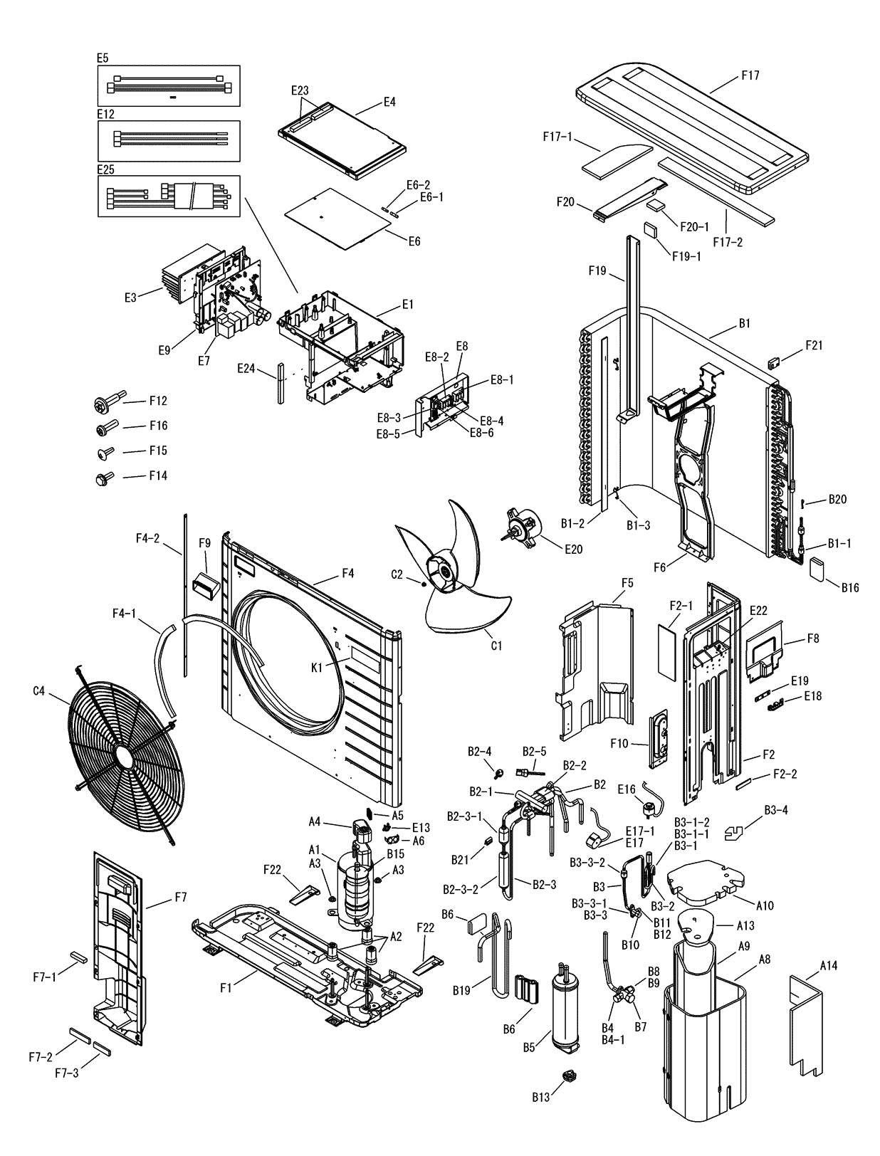 Daikin Air Conditioning Spare Part 5018906 PCB ASSY MAIN