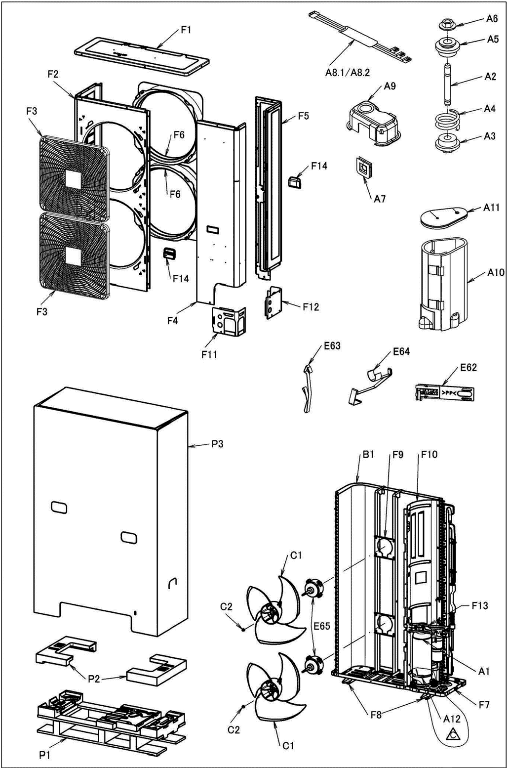 Daikin Air Conditioning Spare Part 5019158 COMPRESSOR