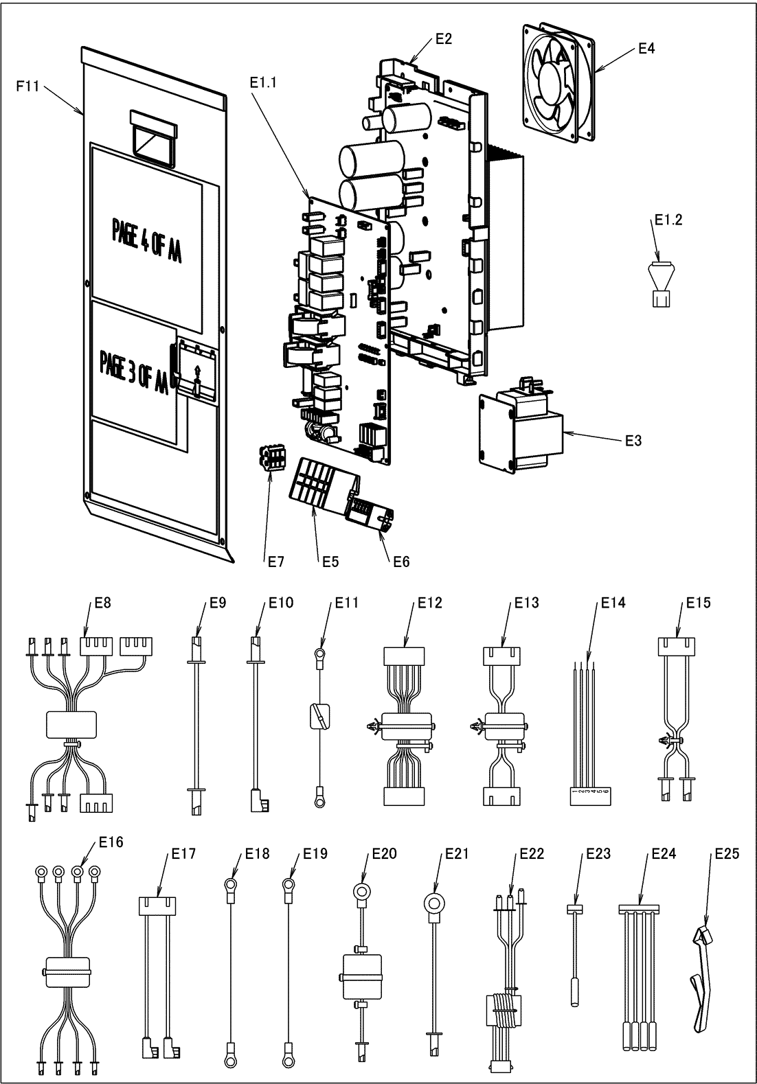 Daikin Air Conditioning Spare Part 5019396 INVERTER PCB ASSY PC17003-1 A