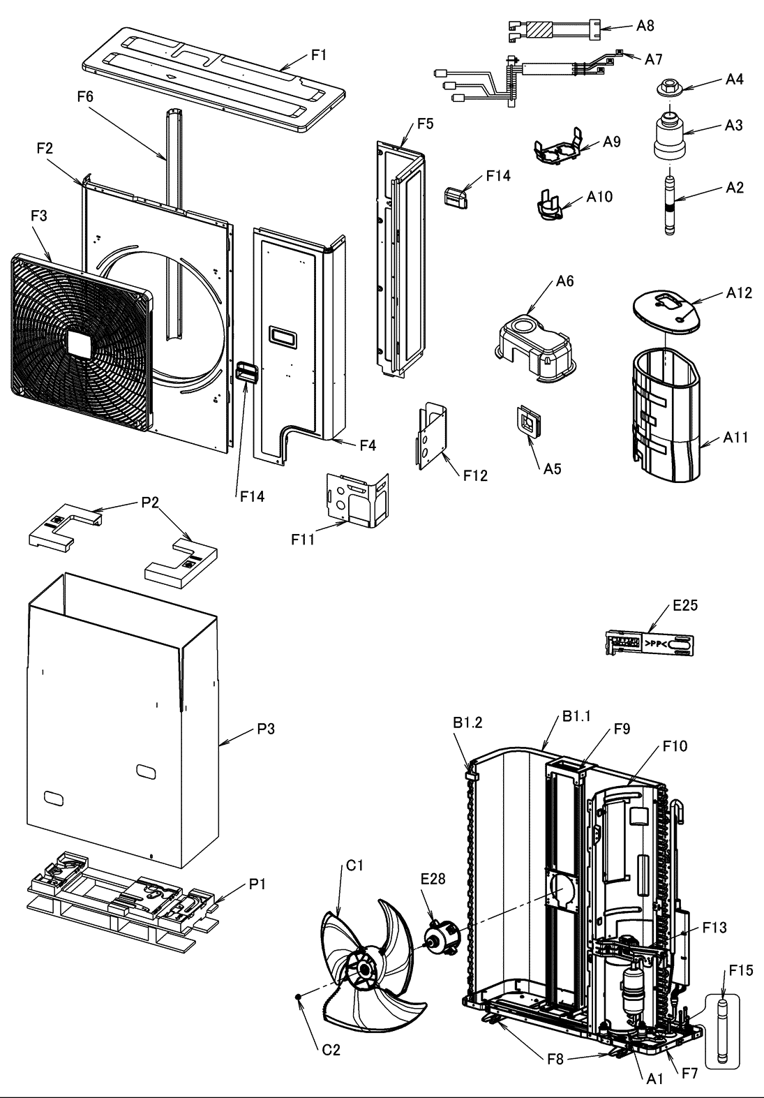 Daikin Air Conditioning Spare Part 5019541 PCB ASSY EC16003