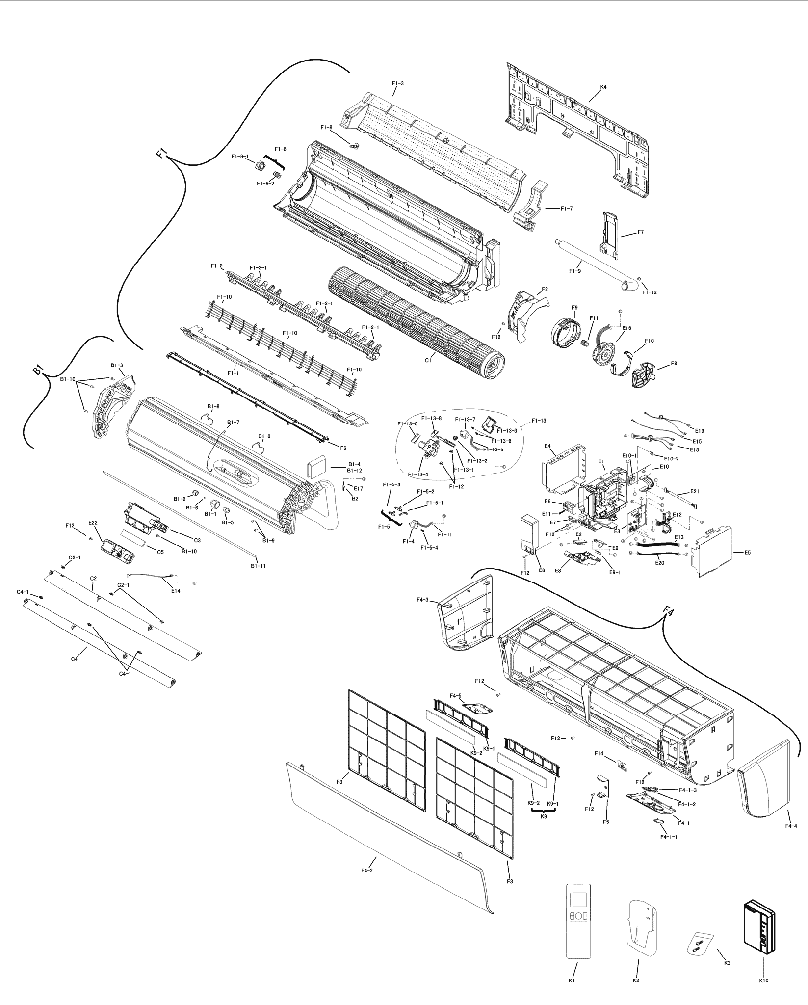 Daikin Air Conditioning Spare Part 5022894 PCB Main ASSY
