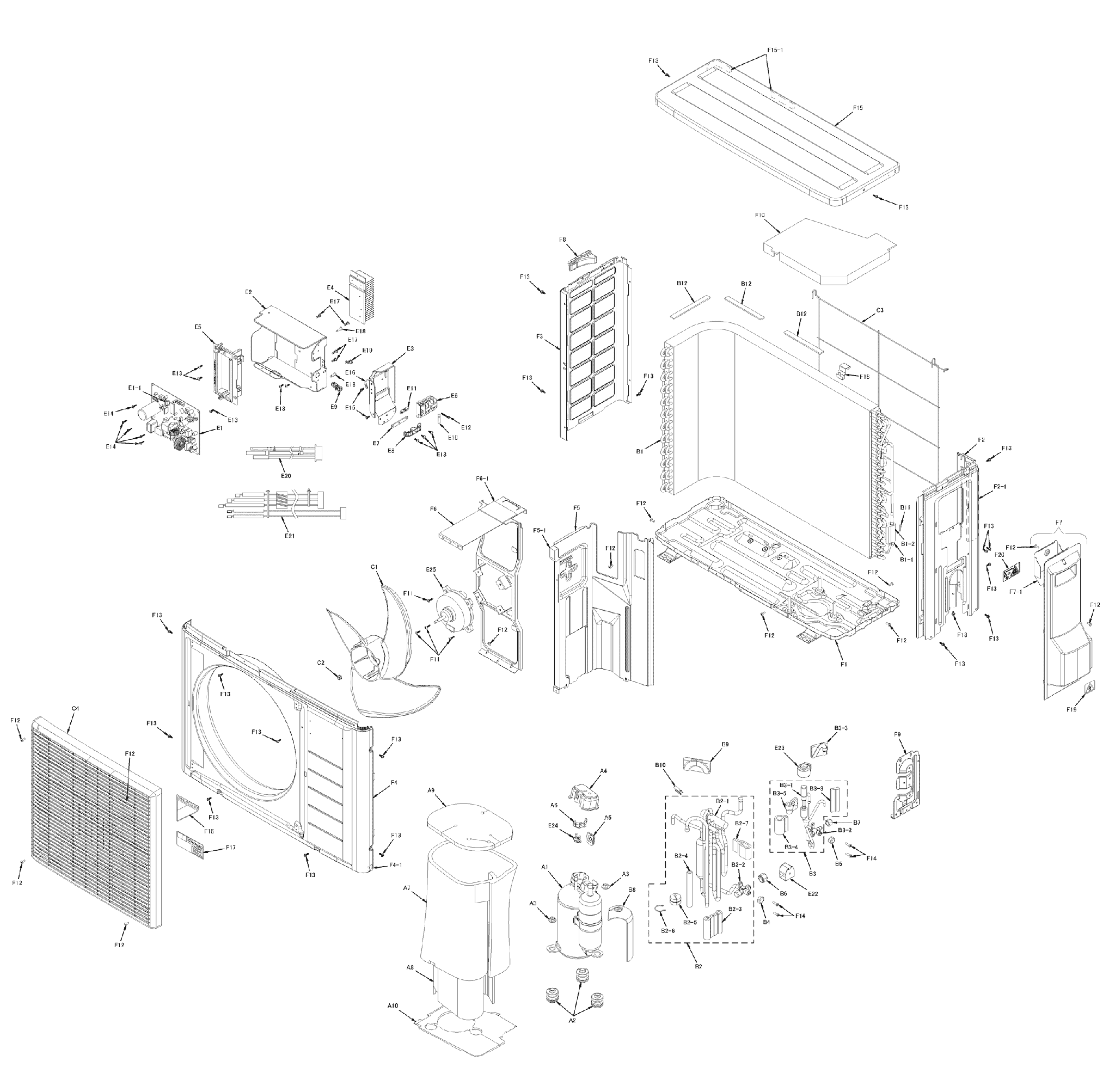 Daikin Air Conditioning Spare Part 5024164 PCB ASSY