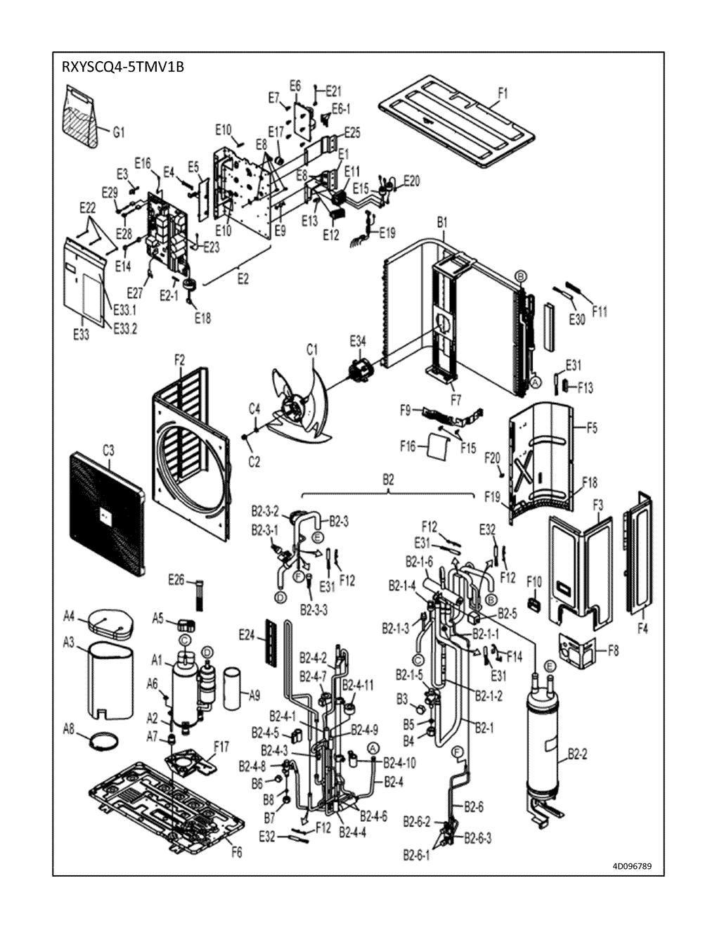 Daikin Air Conditioning Spare Part 6024198 PCB ASSY