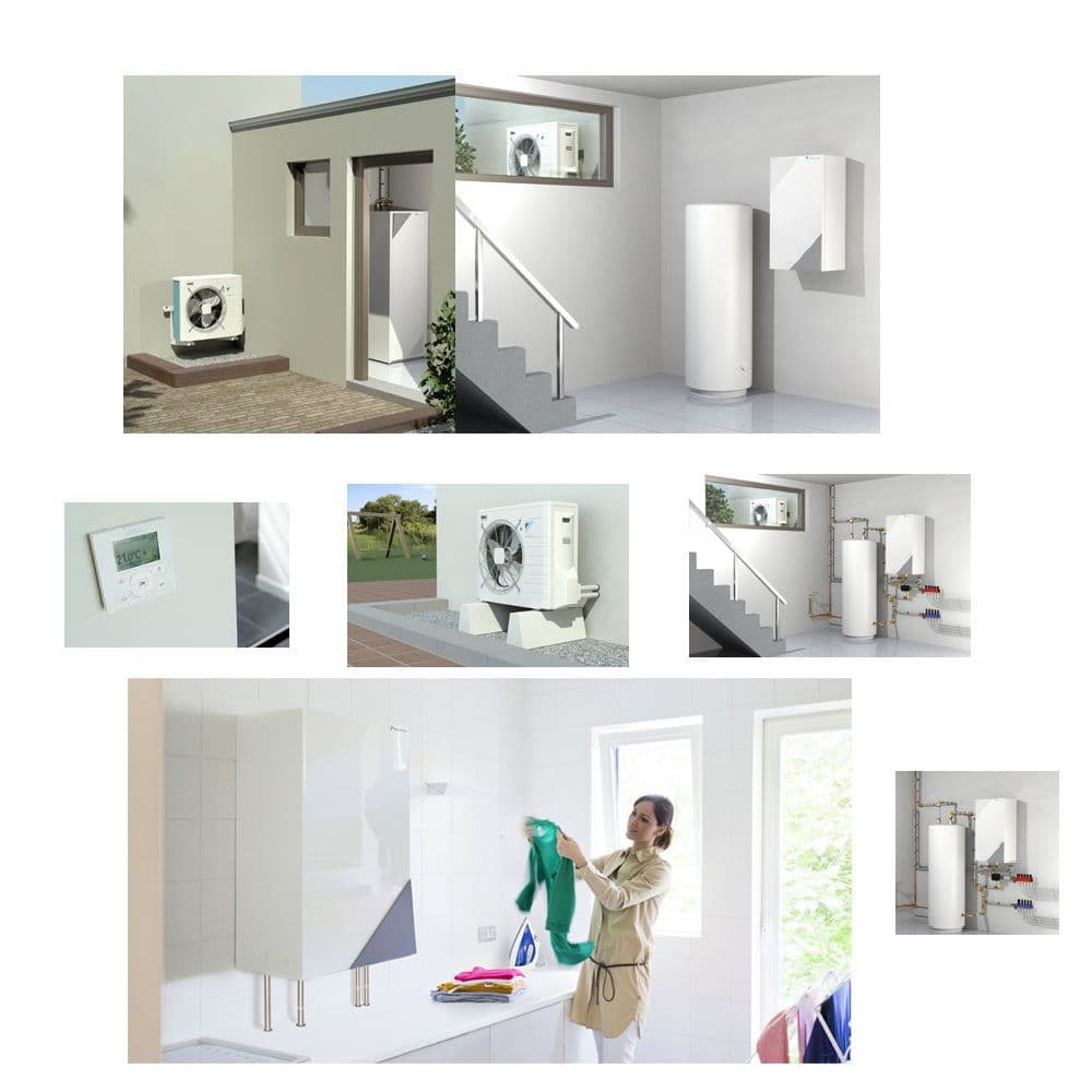 Daikin Altherma Heating HT High Temperature Air Source Heat-Pump Boiler ...