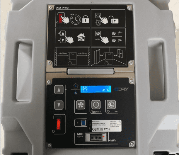 Dantherm Aerial AD 740 Condensation Dehumidifier 230V