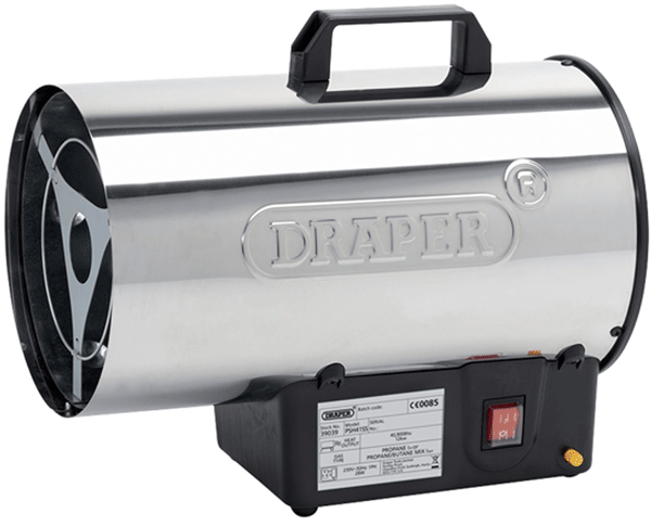 Draper PSH41SS Stainless Steel Propane Space Heater 40000Btu