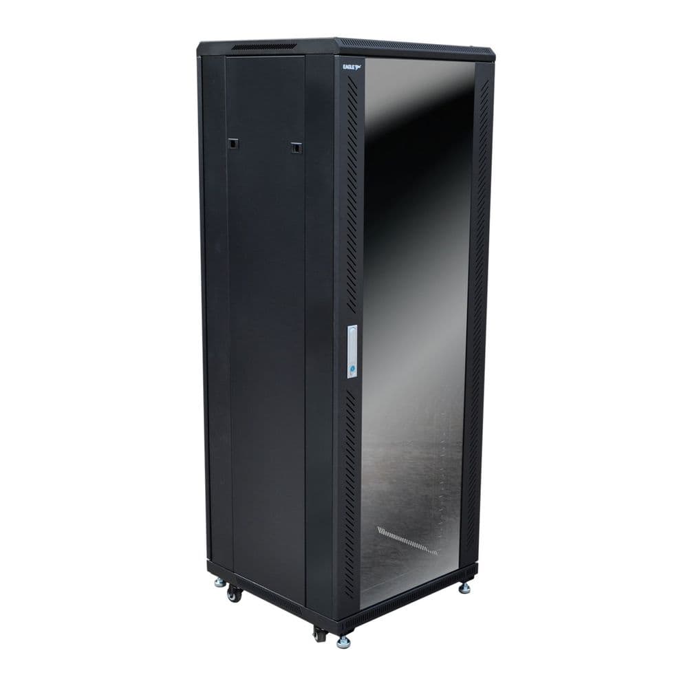 Eagle 33U Network/Data Rack Cabinet with Glass Door