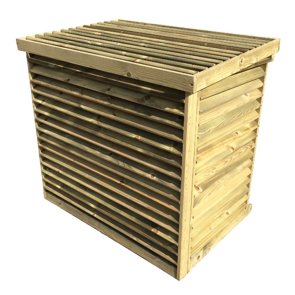 Easy Fit Wooden Air Conditioning Condensing Unit Guard Large CG-750L ...