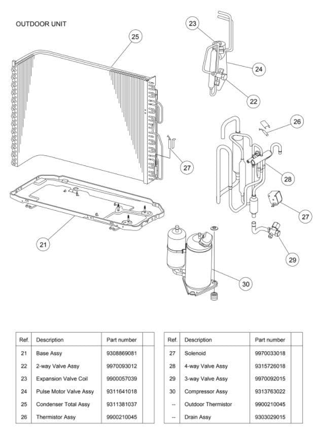 Fujitsu Air Conditioning 9313763022 Replacement Inverter Compressor ...