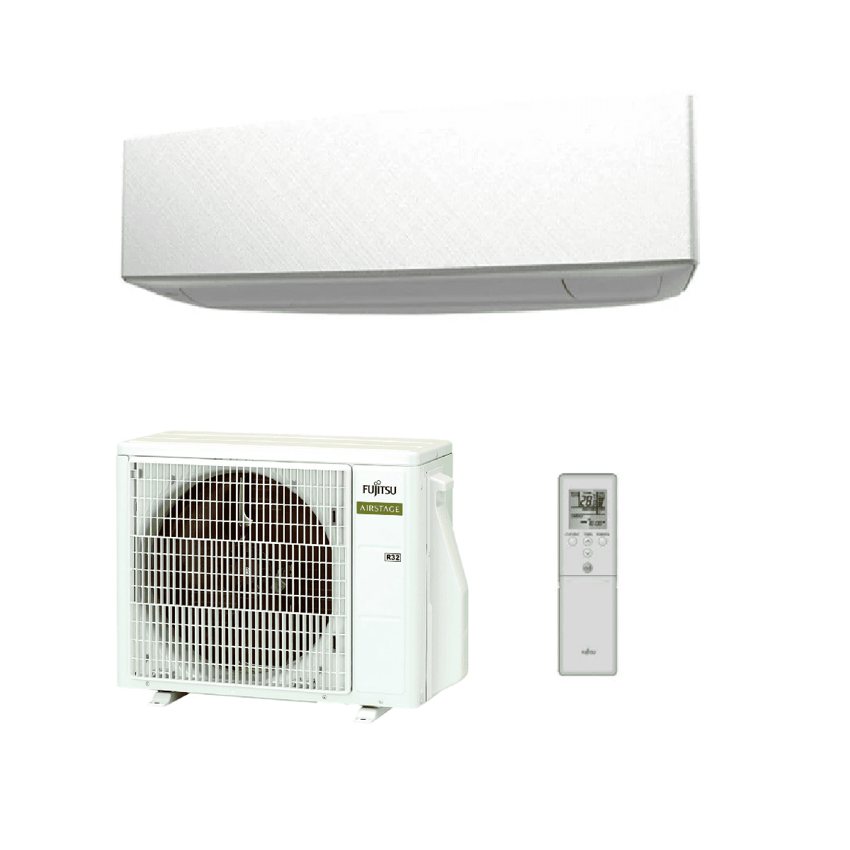 Fujitsu Air Conditioning AIRSTAGE ASEG07KETF AOEG07KETA Designer Wall ...
