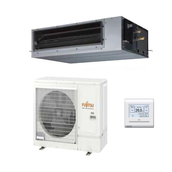 Fujitsu Air conditioning ARXG45KHTAP Concealed Duct Heat Pump Inverter ...