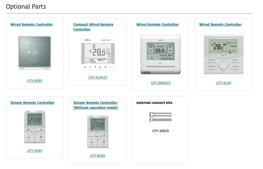Fujitsu AIRSTAGE Air Conditioning AOEG24KMTA ASEG24KMTE Wall Mount Heat ...