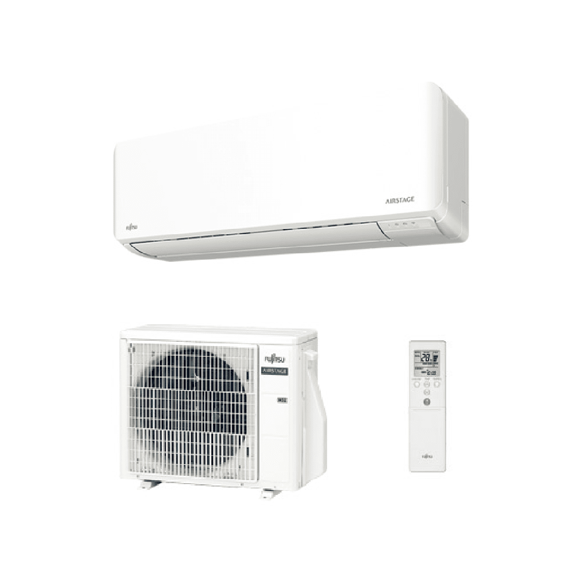 Fujitsu AIRSTAGE Air conditioning AOEH12KMCG ASEH12KMCG Wall Mount Heat ...