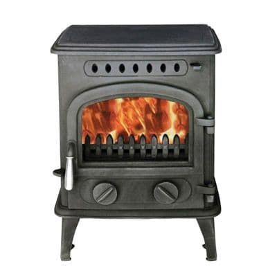Gurney 4kw Multi Fuel Solid Fuel Or Wood Stove EH1454 With Ceramic ...