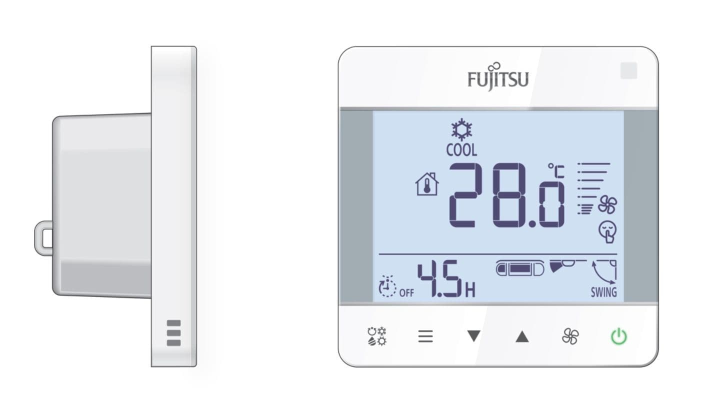 Hard Wired Fujitsu Air Conditioning Remote Controller UTYRCRYZ1 UTY ...