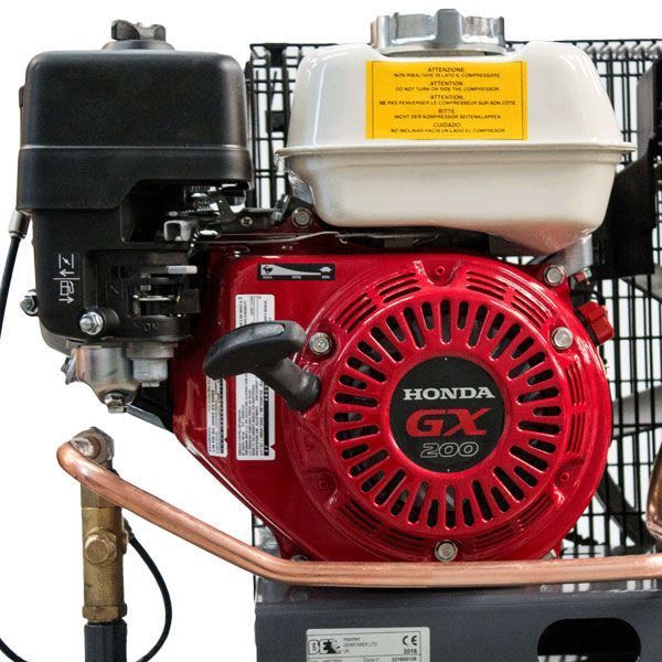 Honda GX390COMP-E 200L Electric Start Petrol Powered Air compressor 145PSI