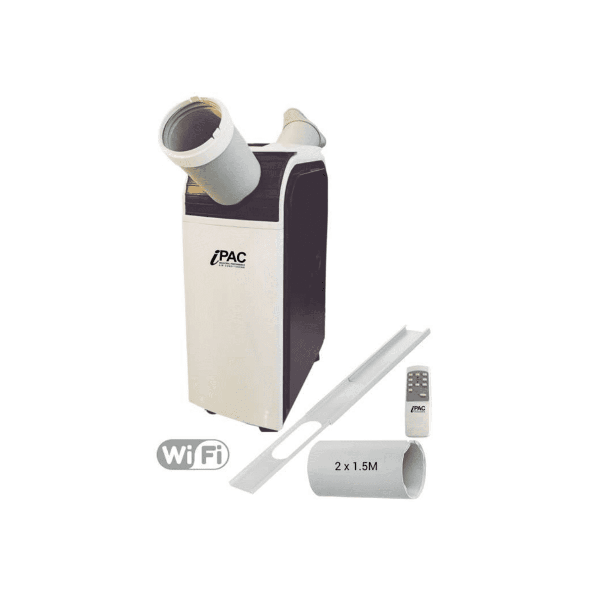 iPAC-55 Portable Air Conditioning Heatpump Wi-Fi with IR Remote Control ...