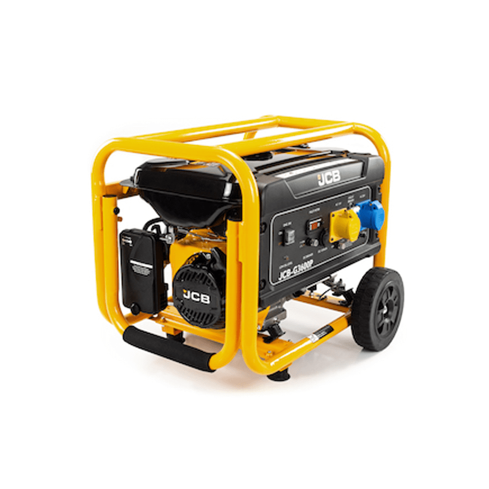 JCB Open Framed Petrol Generator Long-run Tank JCB-G3600P 224CC 3 6kVa ...