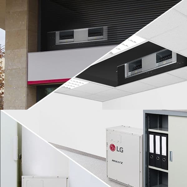 Lg Air Conditioning ARUN050LMS0 ARUN050GEME0 Multi V Hidden VRF System ...