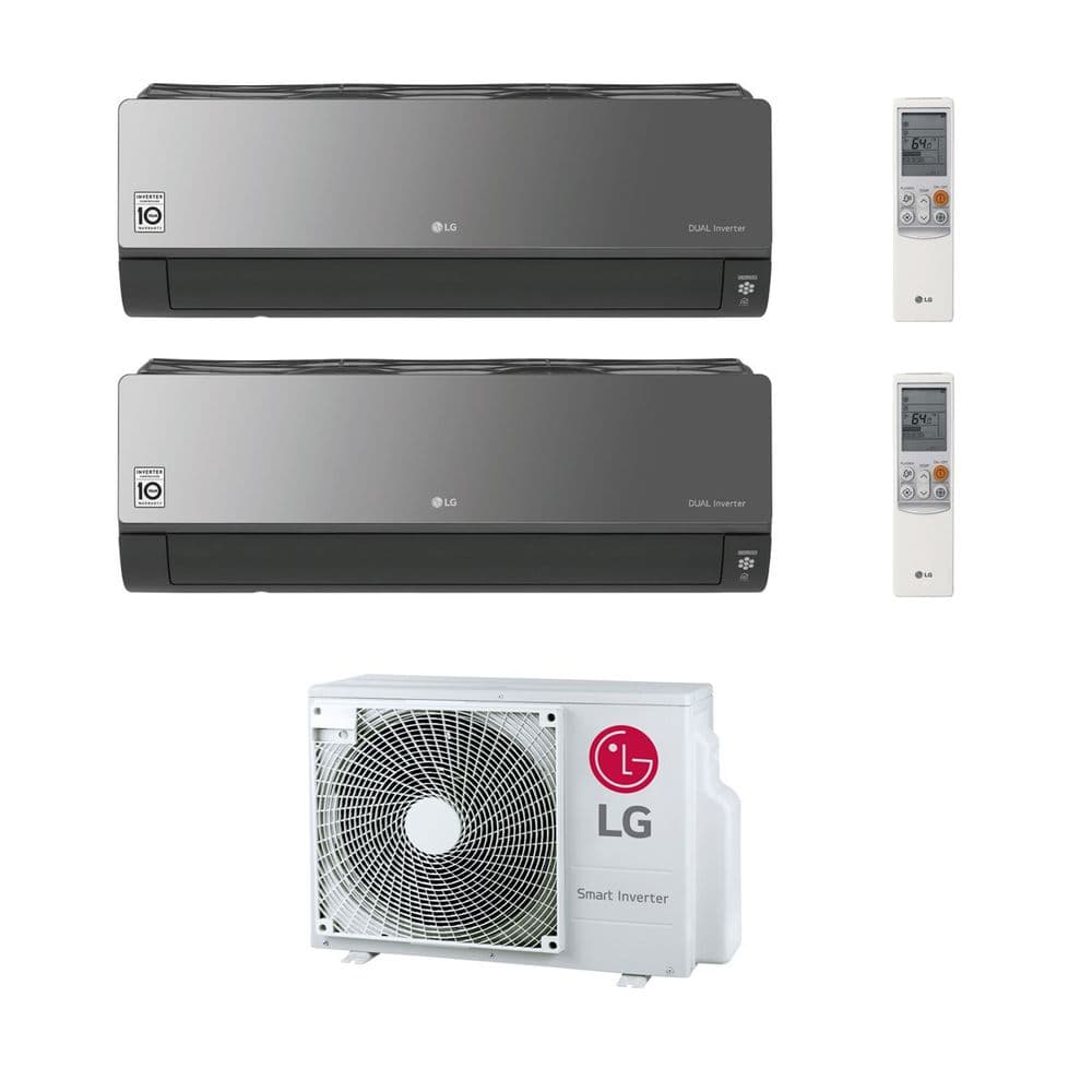 Lg Air Conditioning MU2R15-UL0 Multi Room 2 of AC09BK-NSJ Artcool ...