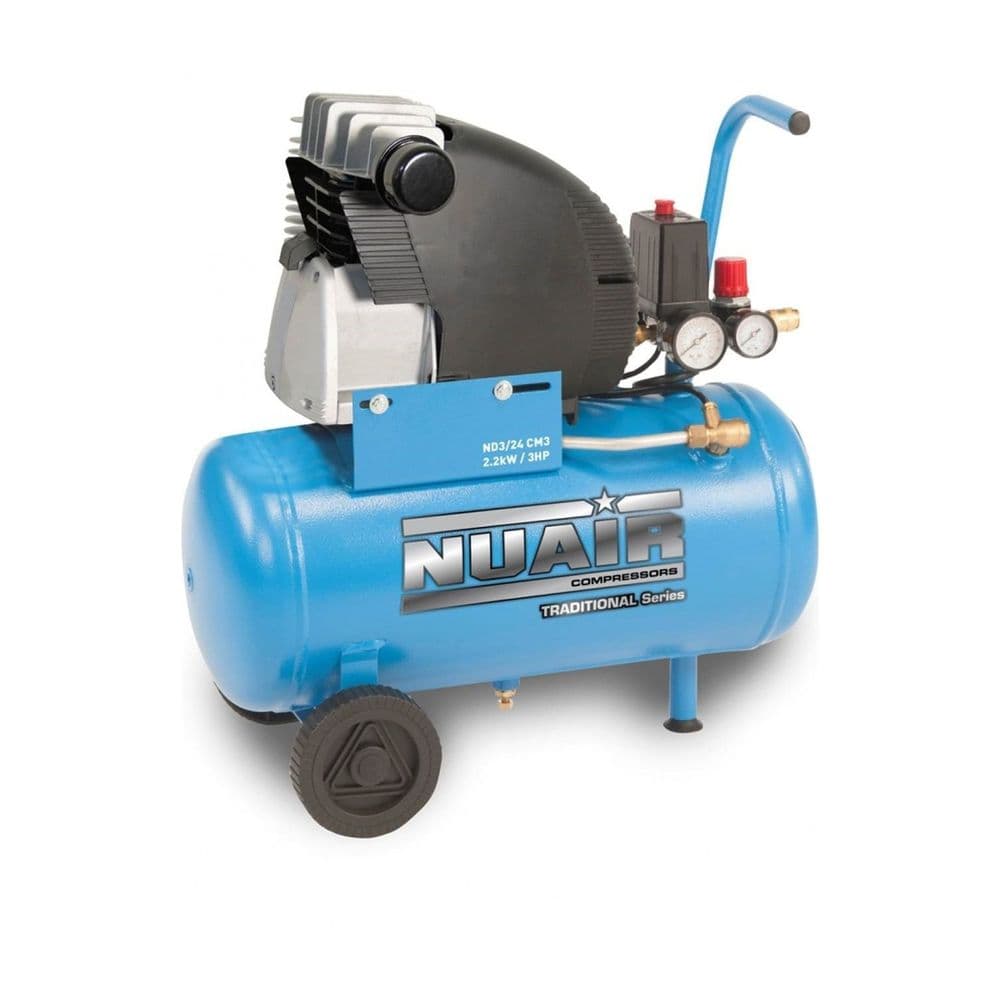 NuAir S-1NCC504FPS564 ND3/24CM3 Portable Air Compressor Direct Drive ...