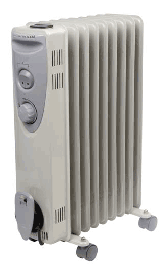 Oil Filled Radiator 2kW Heater