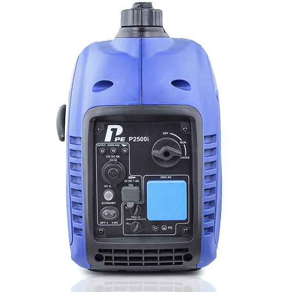 P1 P2500i Lightweight 2200W Portable Petrol Inverter Suitcase Generator ...