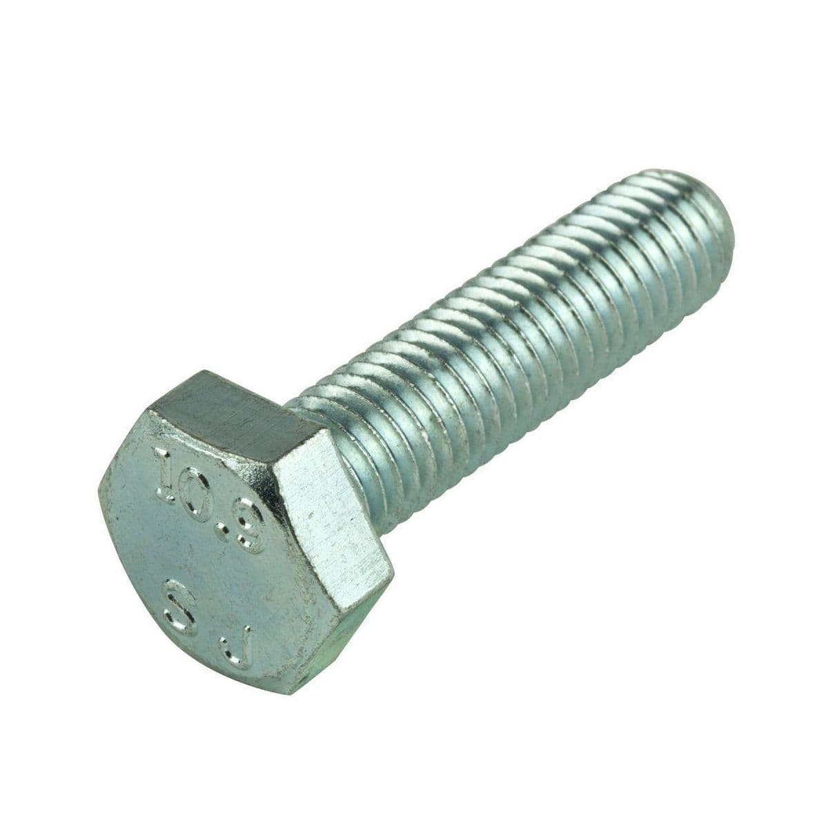 Pack of 100 Hex HT Bolt M10 x 25mm