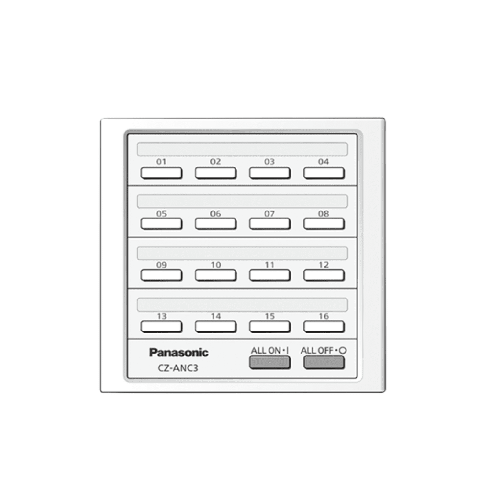 Panasonic CZ-ANC3 Central ON/OFF Controller for Up to 16 Groups and 64 ...
