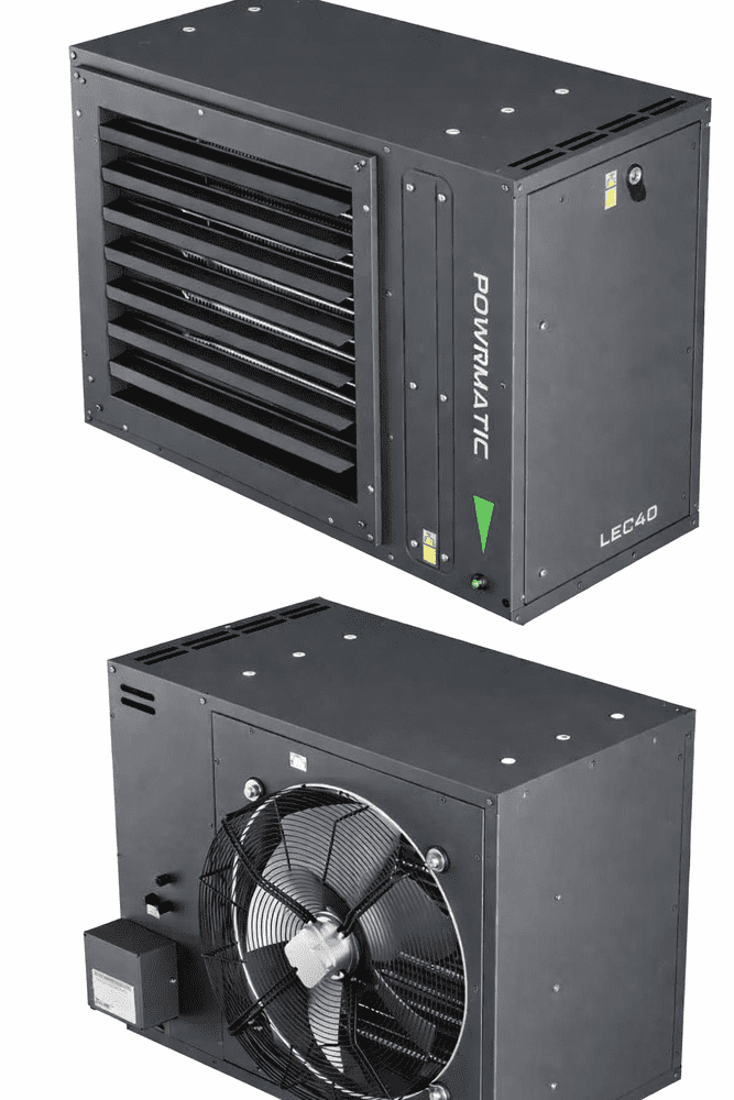 Powrmatic LEC40F Ceiling Suspended Industrial Electric Unit Heater 40kW ...