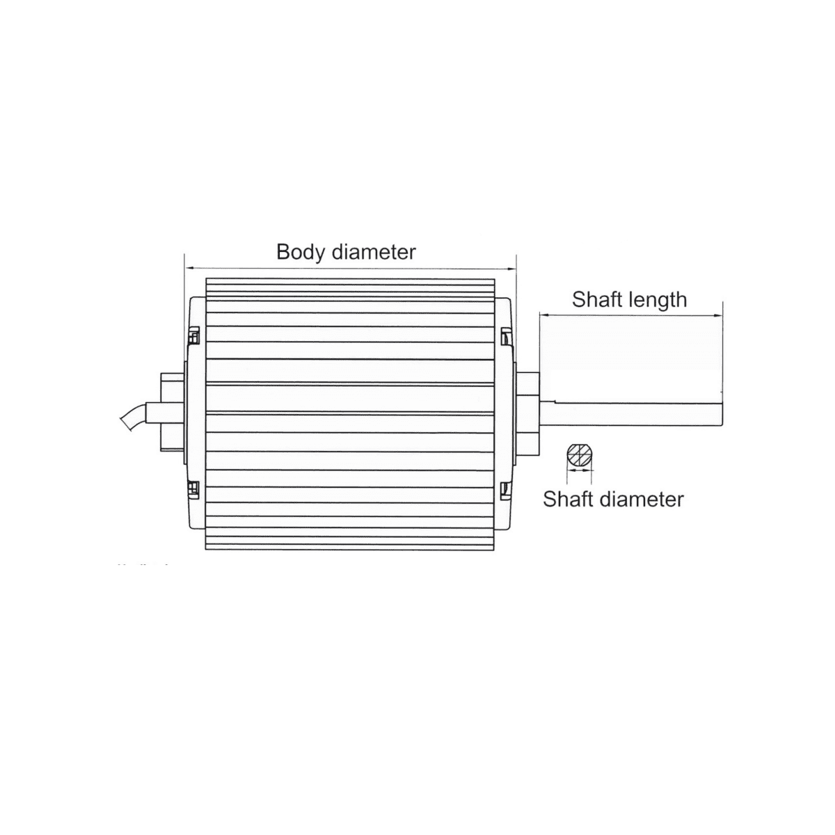 PSP 120EC1-F200D External Rotor Motor Fan Assembly 200W 220-240V 50Hz