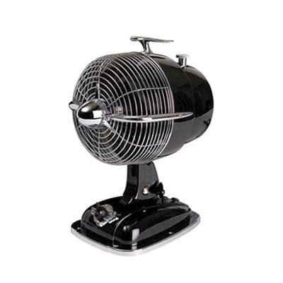 Retro Style 6" Black Desk Fan (EH0093)
