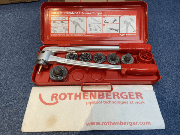 Rothenberger Rocam Pipe Expander Set 3 /8 to 1-1/8 tube Pn 1 2005