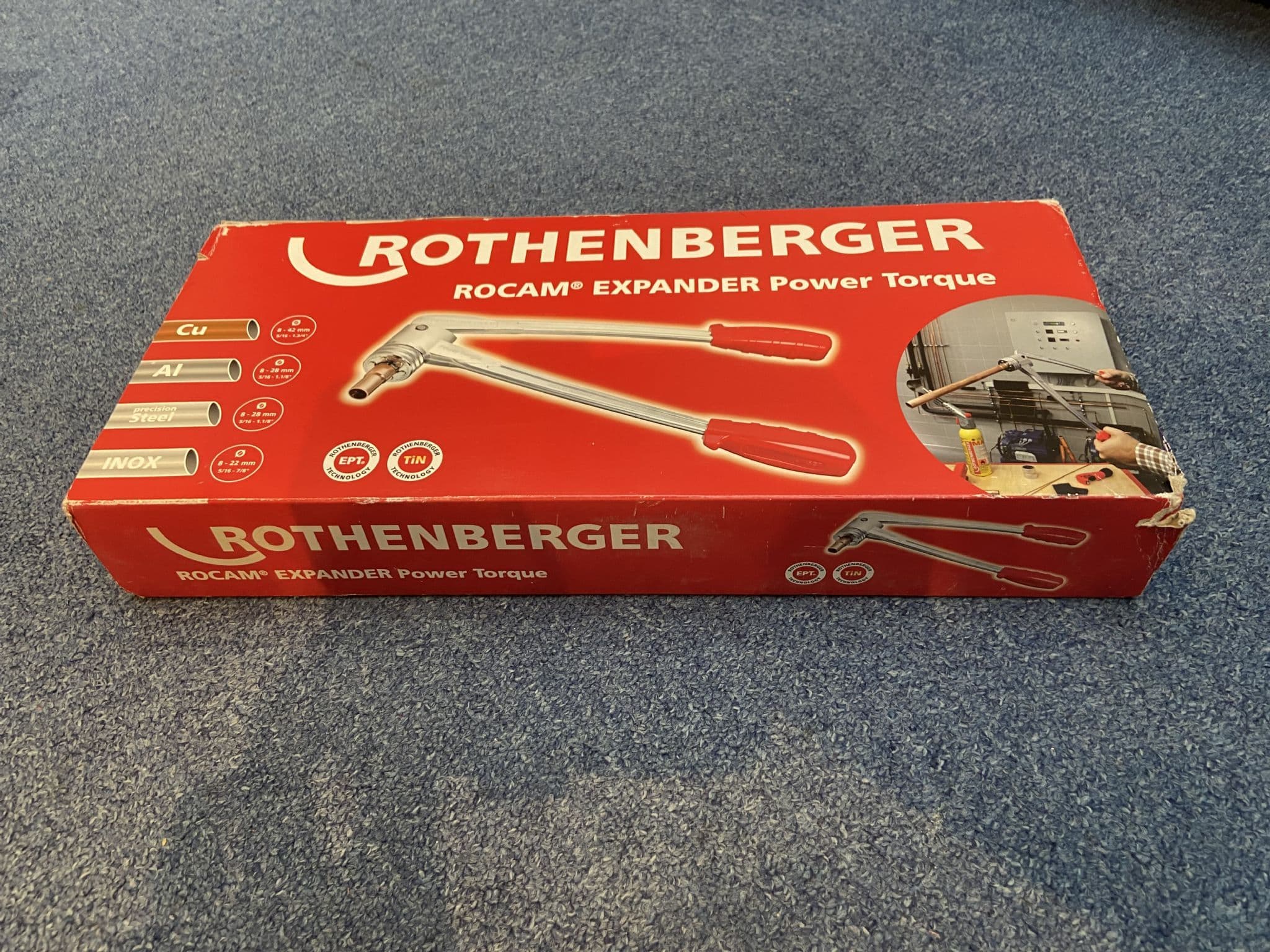 Rothenberger Rocam Pipe Expander Set 3 /8 to 1-1/8 tube Pn 1 2005