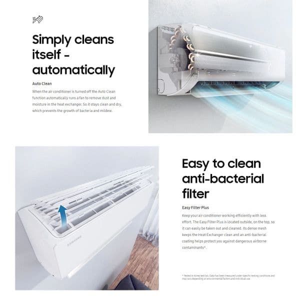 Samsung Air Conditioning Cebu S2 AR50F18C1AHNEU High Wall Heat Pump 5 ...