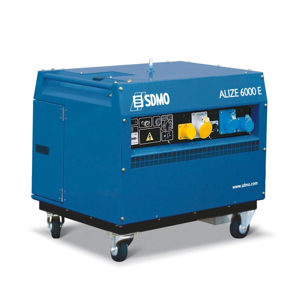 SDMO Kohler "Alize 6000E UK" Honda Petrol GX390 Powered Generator 5 6kW 230V 50Hz