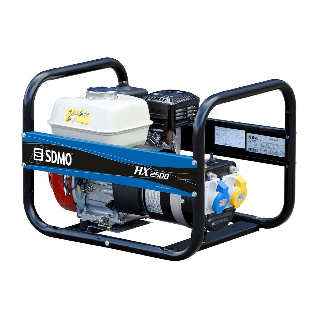 SDMO Kohler "Intens HX2500 UK" Honda Petrol GX160 Powered Generator 2 ...