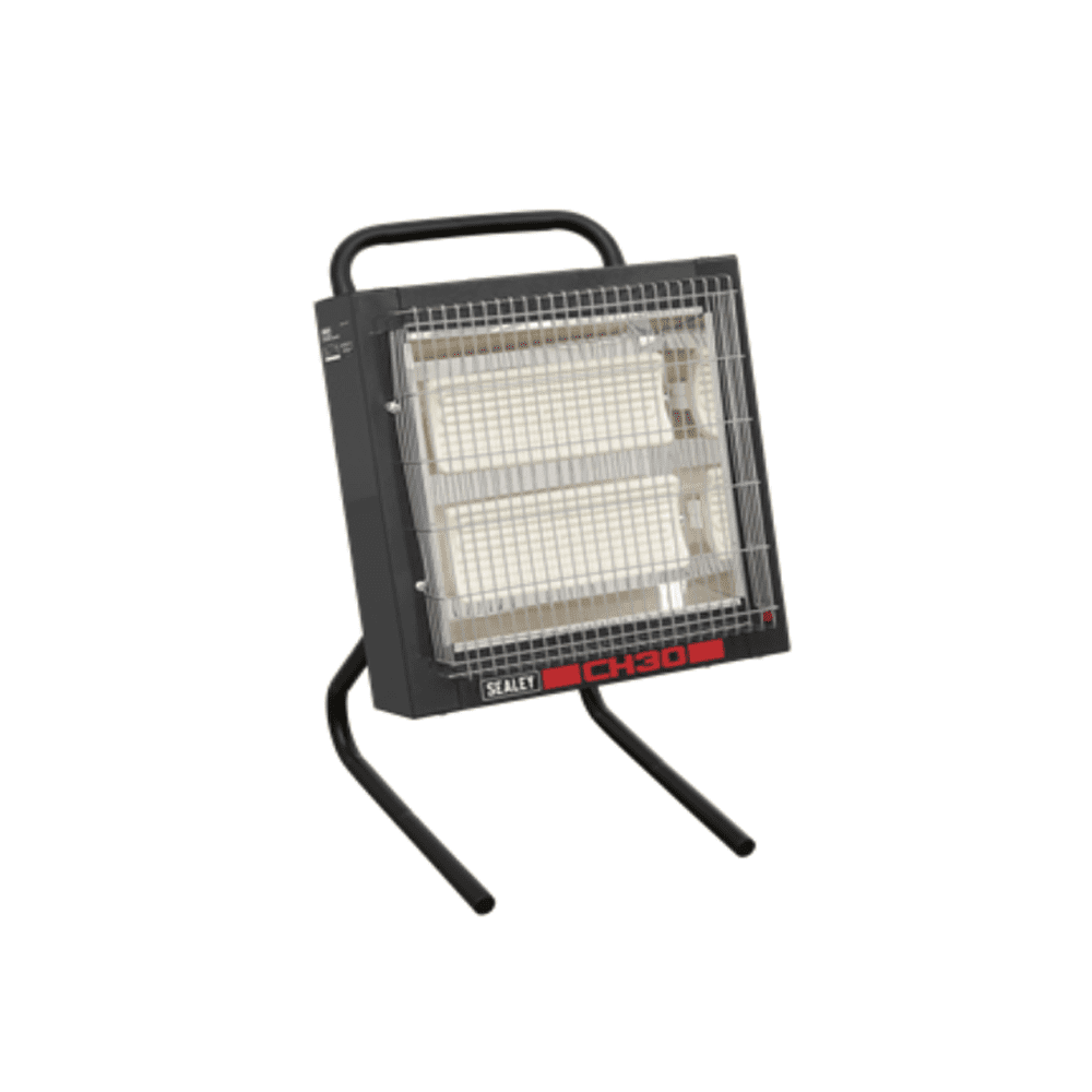 Sealey CH30 Ceramic Heater 7-day Timer Supplied with Cable and 3-pin ...