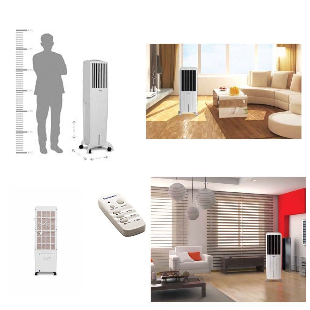 Symphony DiET Remote Control Evaporative Air Cooler 8i With 8 Litre ...