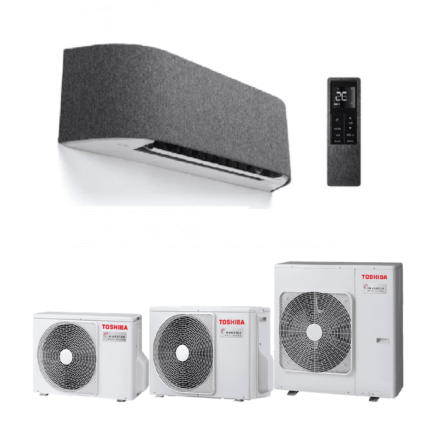 Toshiba Air Conditioning RAS-2M18G3AVG-E Multi-Split 2 Haori Wall ...