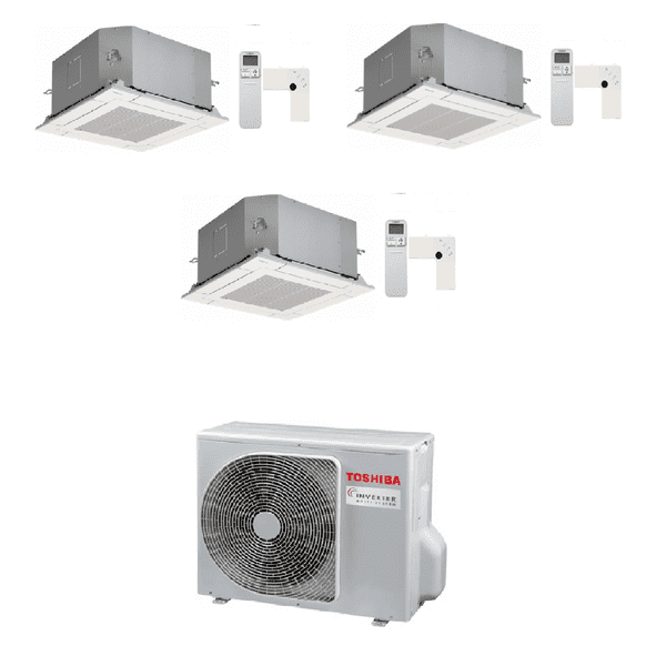 Toshiba Air Conditioning RAS-3M26G3AVG-E Multi Split 3 Compact Mini ...