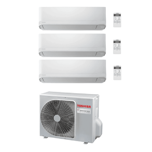 Toshiba Air Conditioning RAS-3M26G3AVG-E Multi-Split 3 Seiya Wall ...