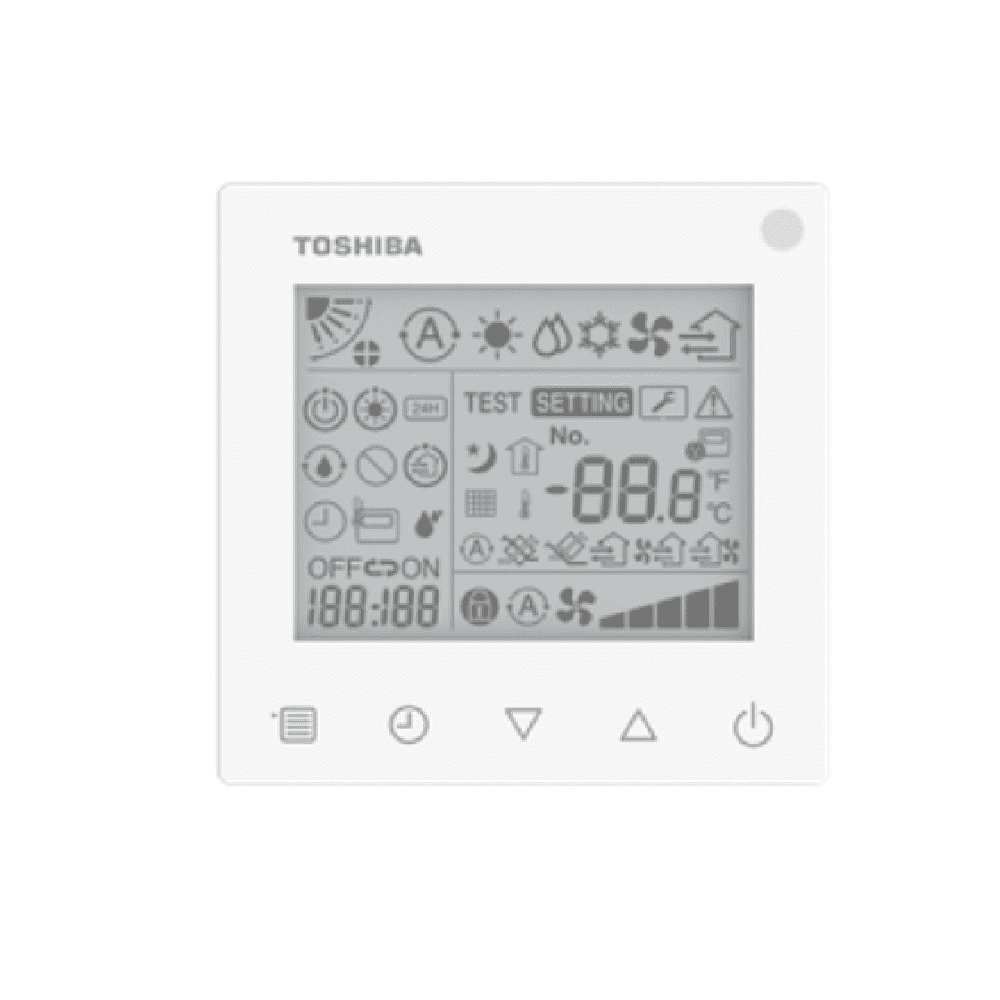 Toshiba Air Conditioning RBC-ASCU32Y-E Compact Wired Remote Controller